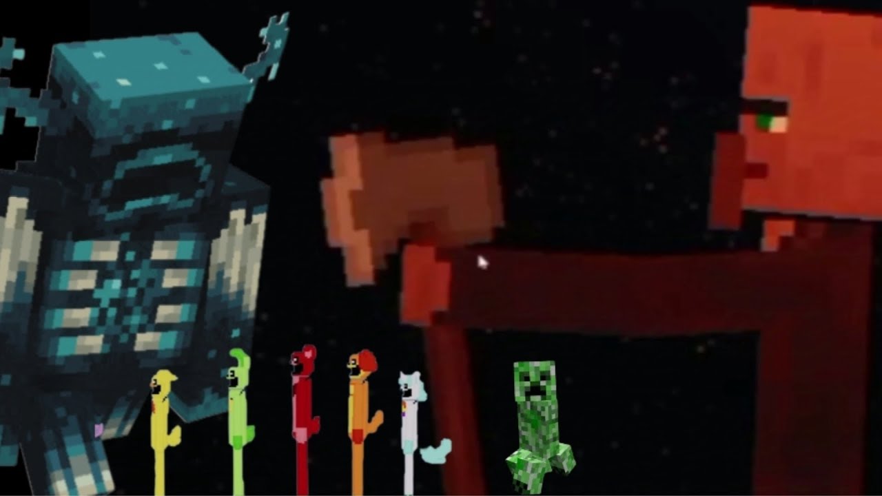 Furiosos Smiling Critters' aterroriza'Warden do Minecraft # ...