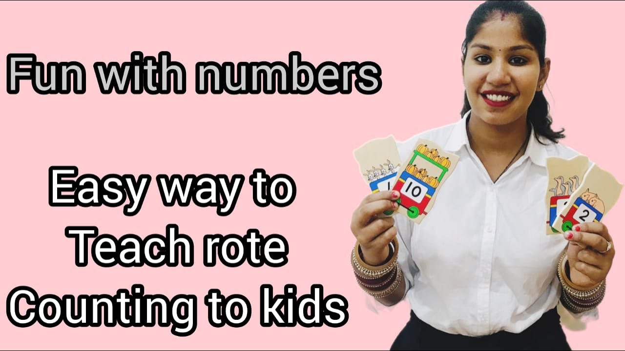 Easy way to teach Rote counting to your kids | 1 to 10 | Nursery | L.K ...