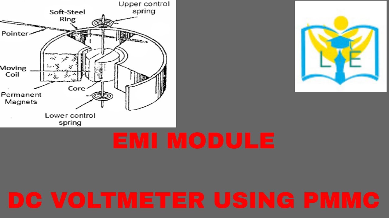 DC voltmeter using pmmc || DEVIATION || VARIANCE - YouTube