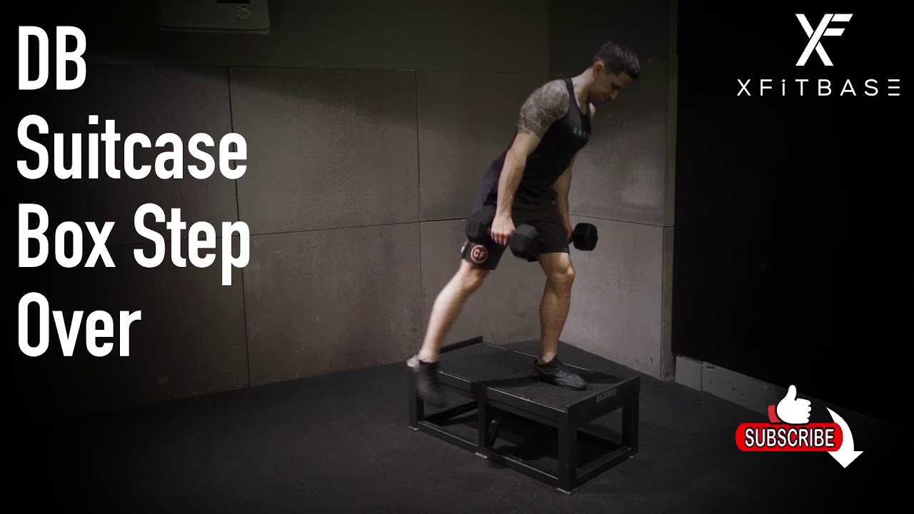 Dumbbell Suitcase Box Step Over | Xfitbase - YouTube