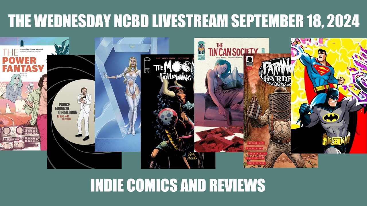 New Comic Book Day Livestream September 18, 2024 | Indie Comics And ...