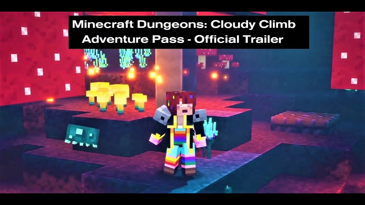 Minecraft Dungeons: Cloudy Climb Adventure Pass - Official Trailer ...