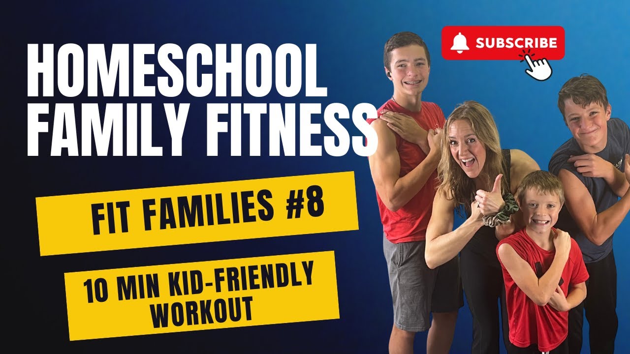 💪🏻 FIT FAMILIES #8 - 10 MIN family workout | Ultimate HIIT | Homeschool ...