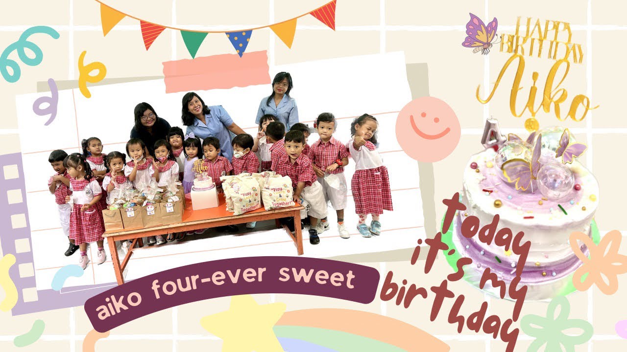 Aiko Four-ever sweet Birthday Party!! #birthday #butterfly #purple # ...
