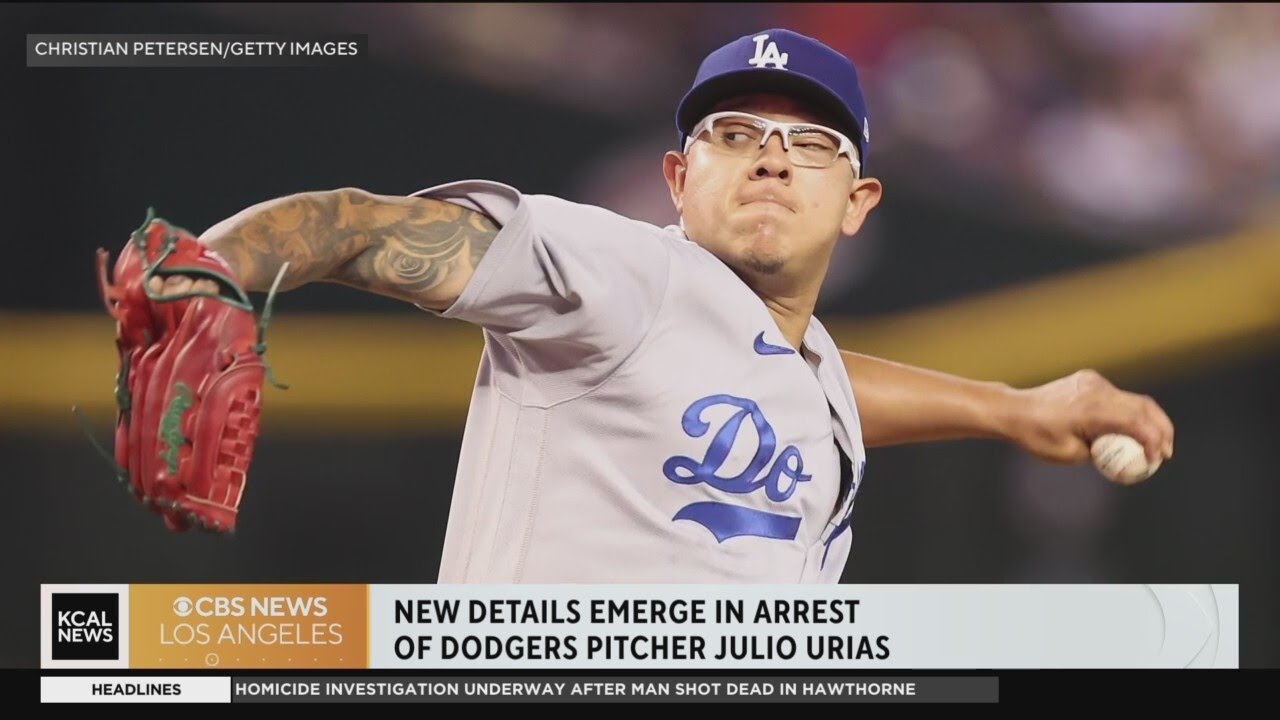 New details on the arrest of Dodgers pitcher Julio Urias - YouTube