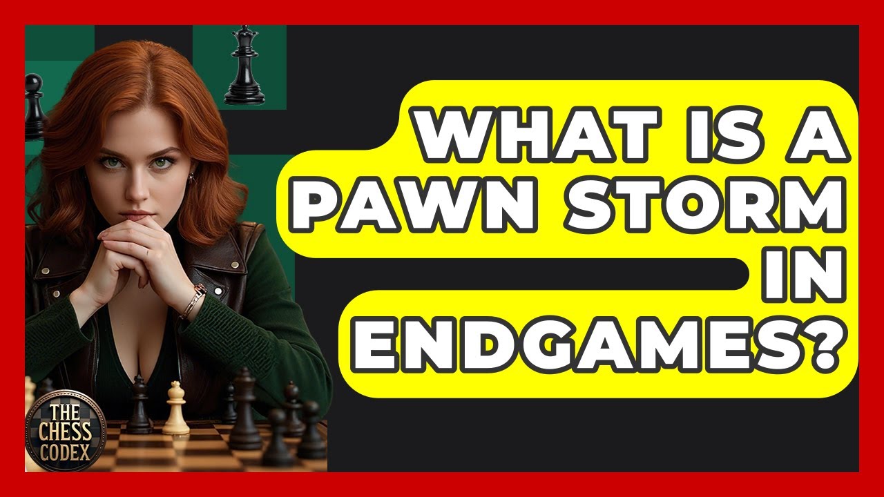 What Is A Pawn Storm In Endgames? - The Chess Codex - YouTube