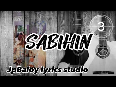 lyrics video SABIHIN by Zelle - YouTube