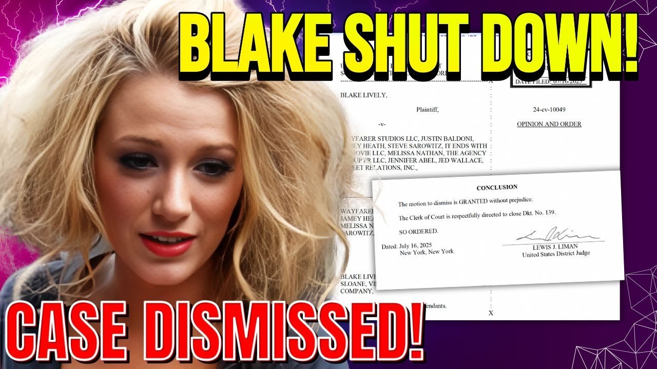 BLAKE LIVELY SUFFERS HUMILATING LOSS! Case Against Jed Wallace ...