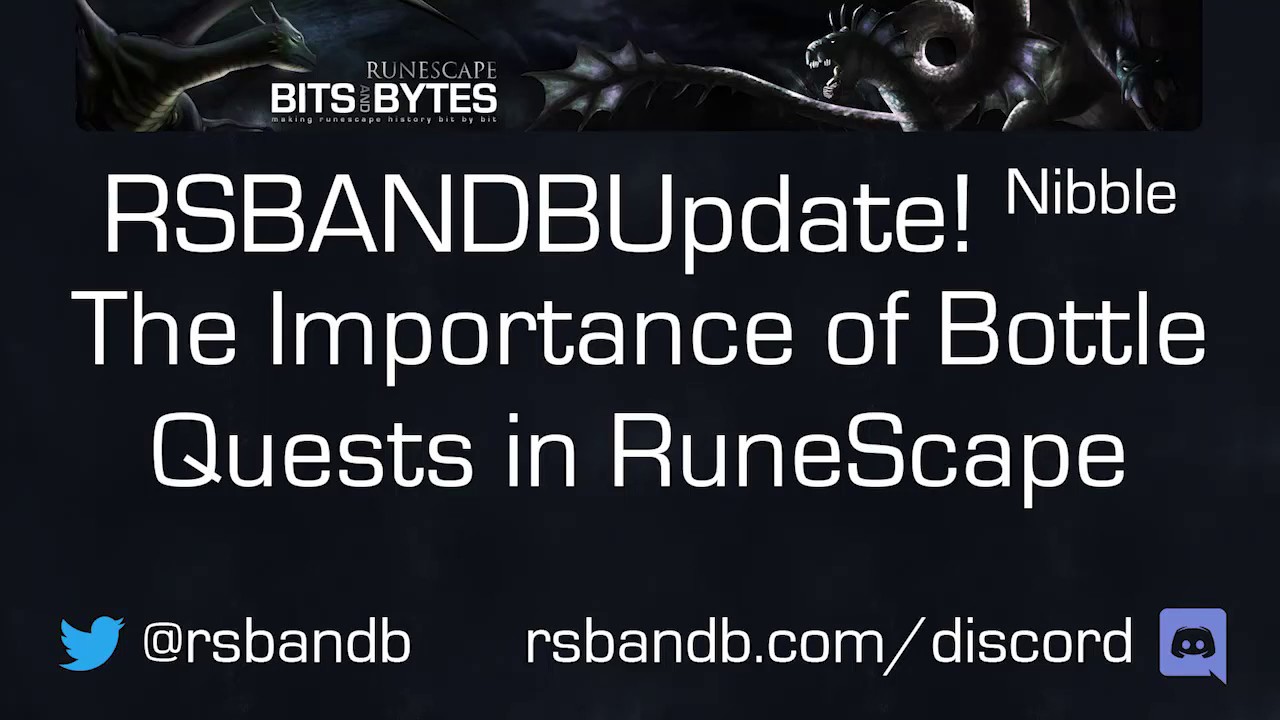 The Importance of Bottle Quests in RuneScape - YouTube