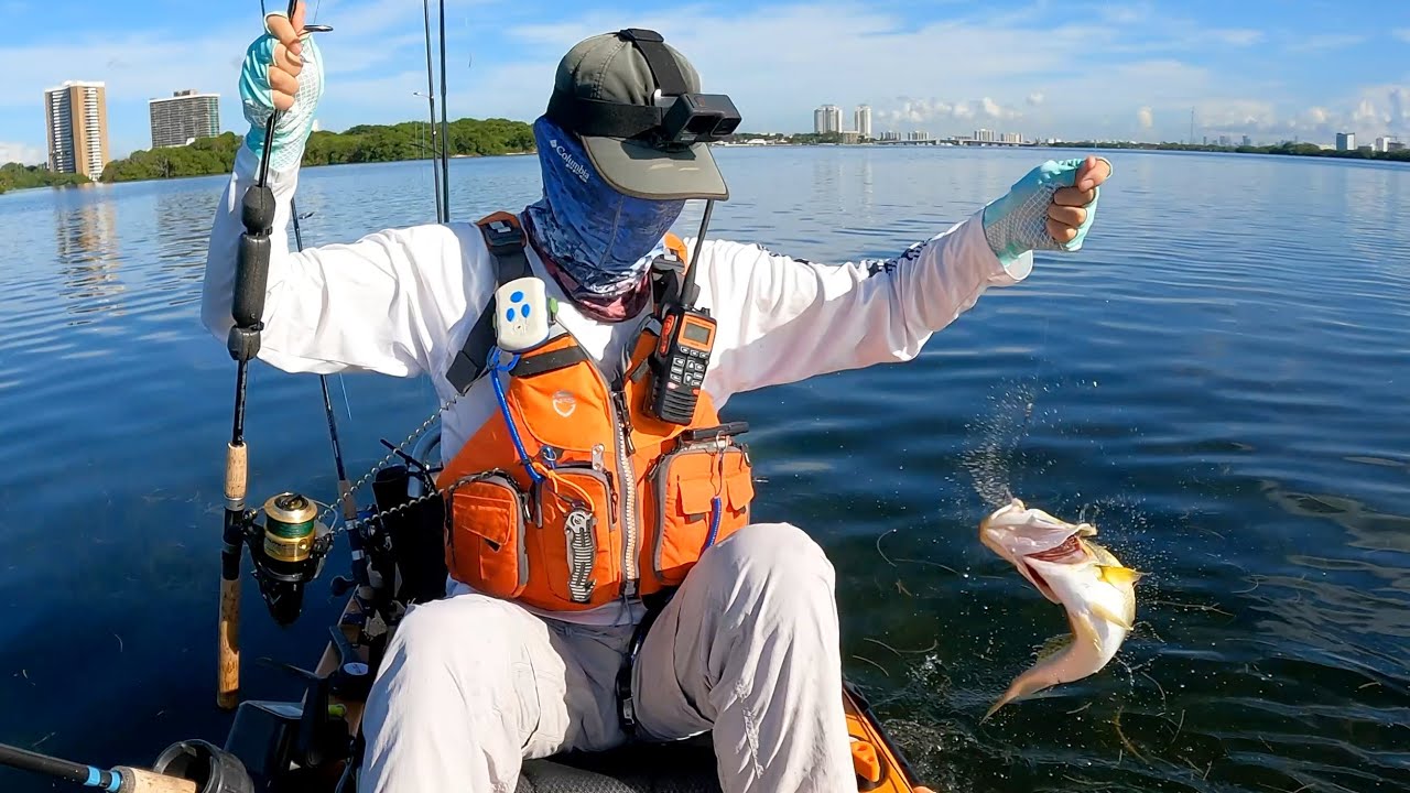 Deering Point Miami Weekend Kayak Fishing Crabbing with Son - Mangrove ...