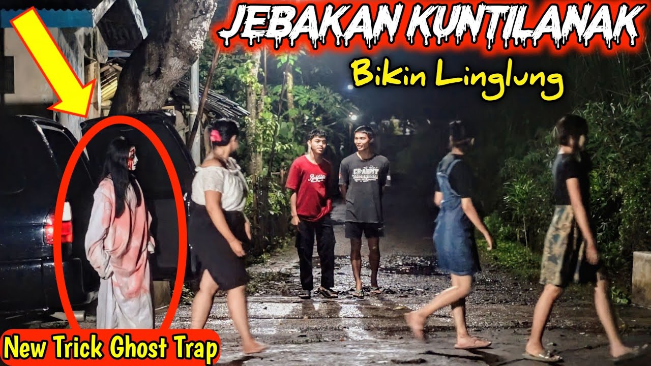 Jebakan Kuntilanak Super Jahil || Prank Lucu Bikin Ngakak || Ghost ...