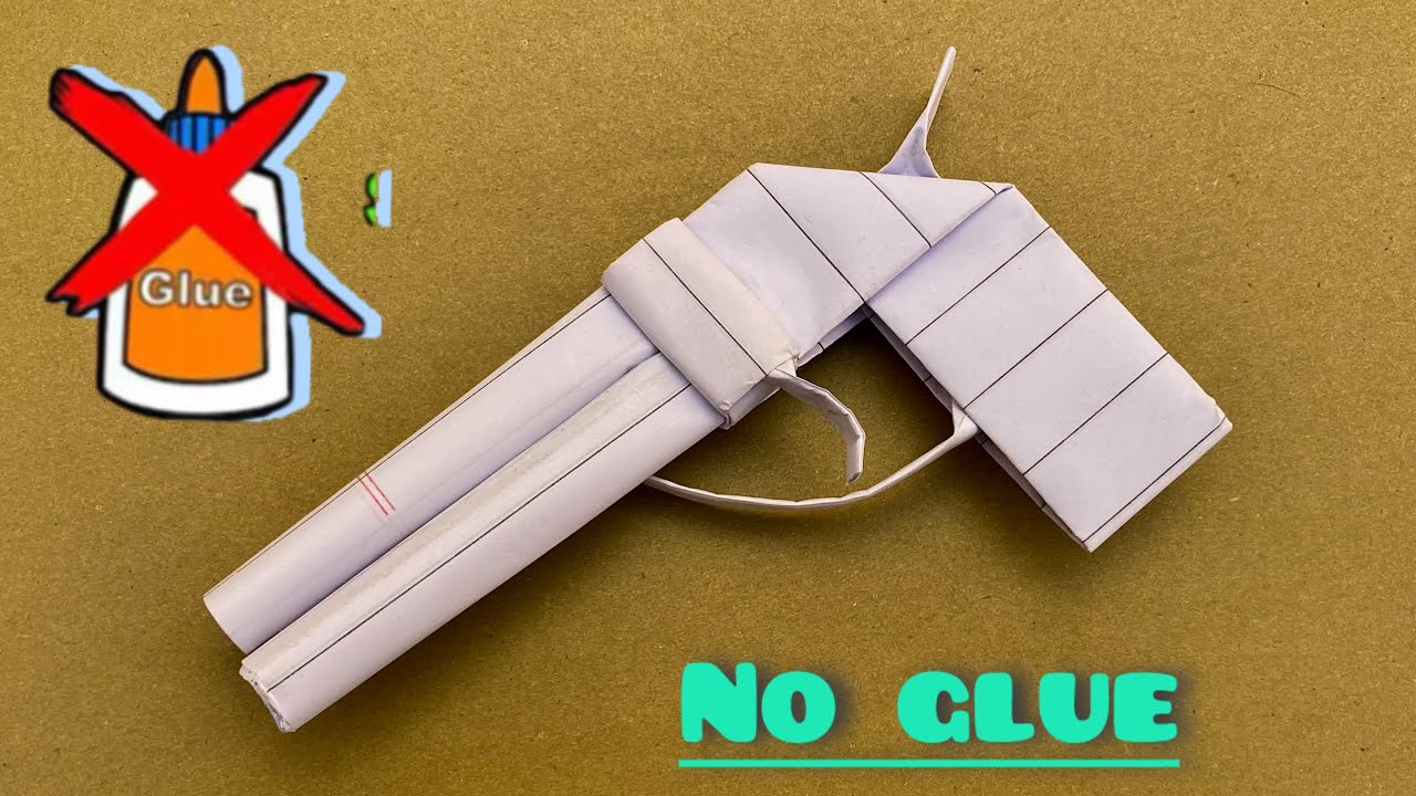 How to make paper 📄 🔫 pistol - YouTube