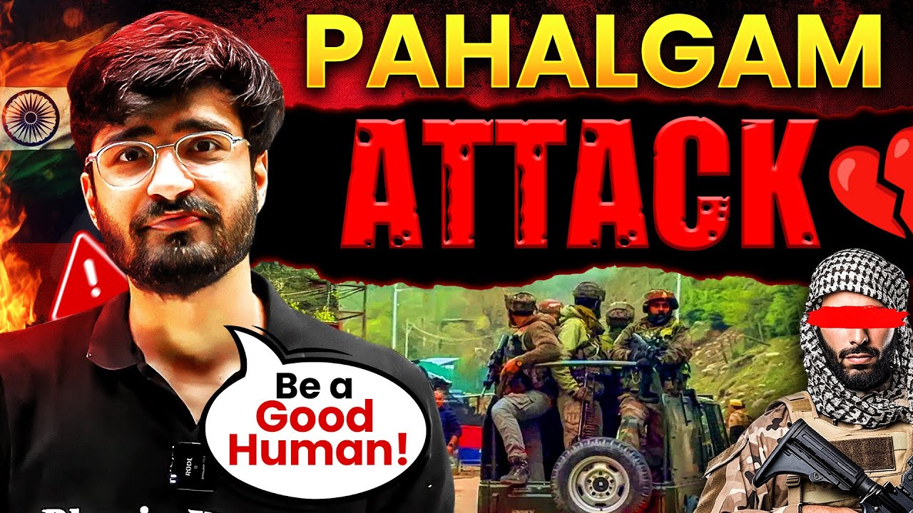 Ritik Sir On Pahalgam Terror Attack 🥺 | Be A Good Human Babuas 🙏🏻 - YouTube