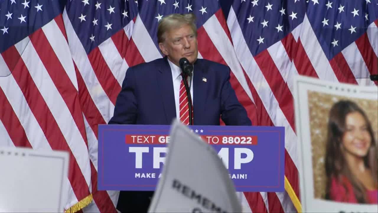 Laken Riley's family attends Trump Georgia rally | FOX 5 News - YouTube