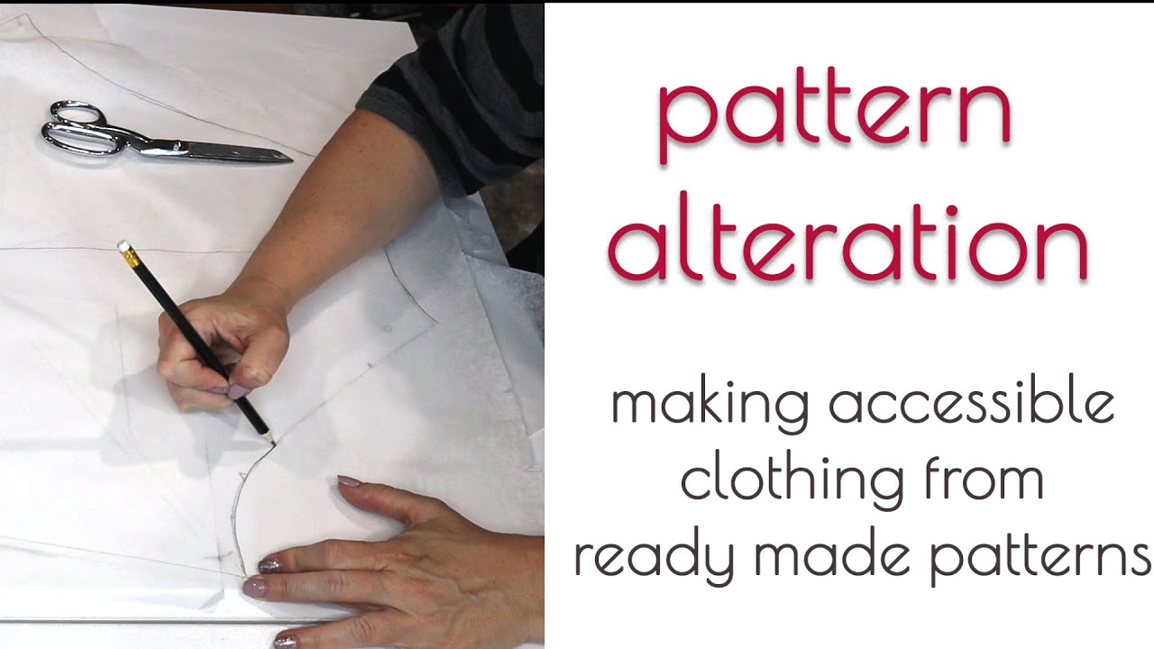 Pattern Alteration - customizing a ready made pattern - YouTube