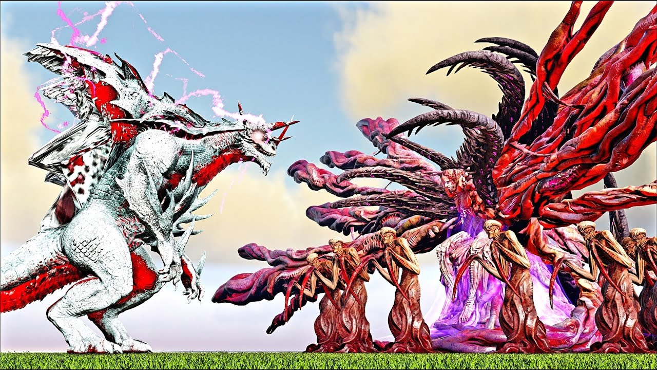 KAITAN THE WHITE DEATH VS MANIFESTATION OF SINS DEMON BOSS (ARK ...