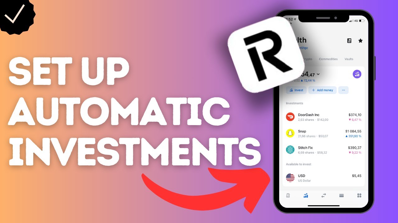 How to set up automatic investments in Revolut? - YouTube