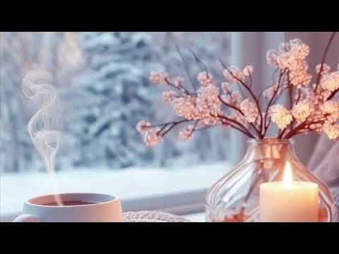 Karlı Bir Günde Kahve, Kitap ve Huzur | Sakinleştirici Kış Atmosferi