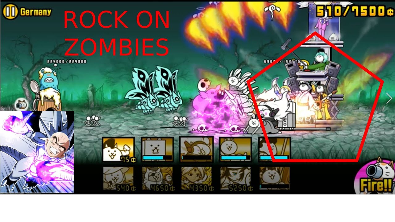 Battle cats Zombie Outbreak ITF Chapter 3 Germany - YouTube