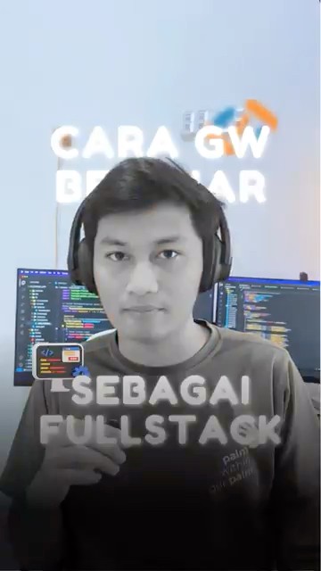Pengen jadi fullstack developer? Ini caranya! - YouTube