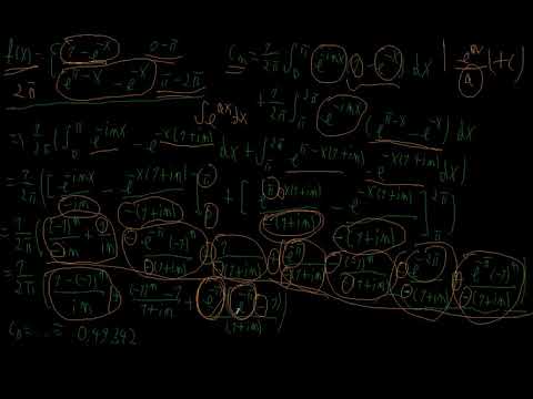 Complex Fourier Series Coefficients of f(x)=1-e^(-x) from 0 to pi and e ...
