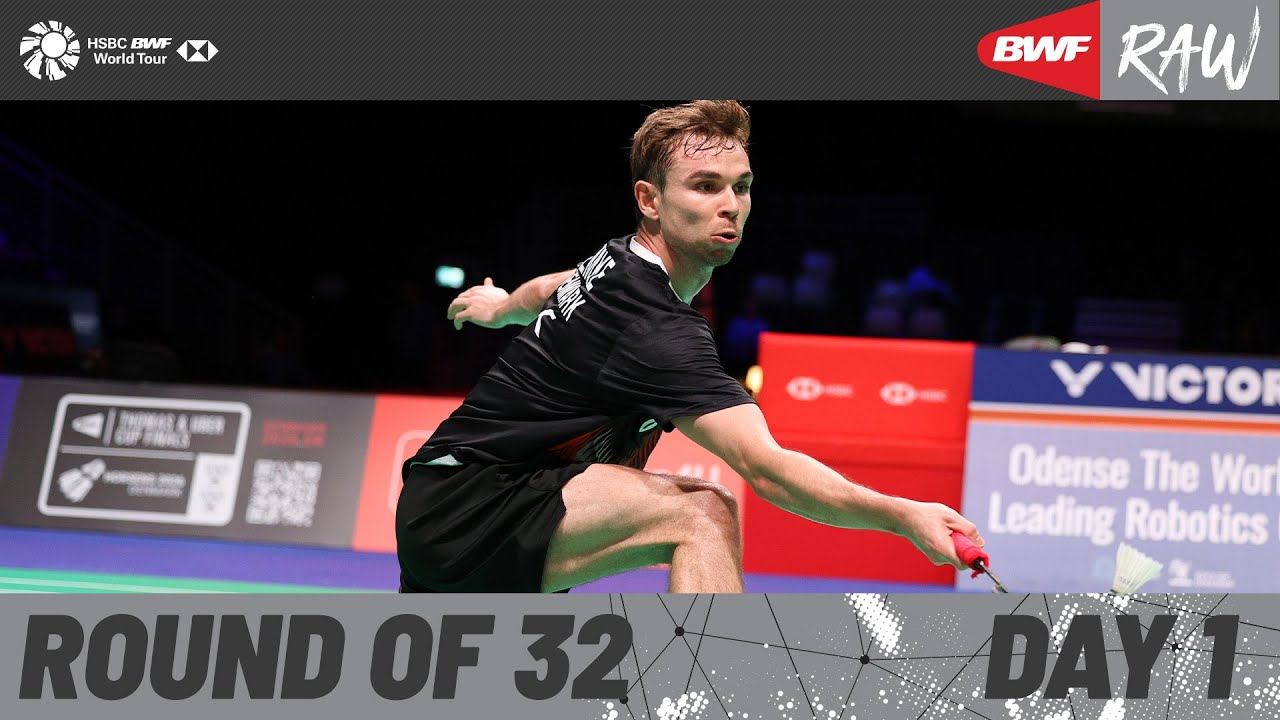 VICTOR Denmark Open 2025 | Day 1 | Court 1 | Round of 32 - YouTube