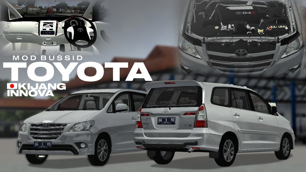 Rilis!! mod bussid toyota kijang innova 2.5 v 2015 barong gratis! ~ bus ...