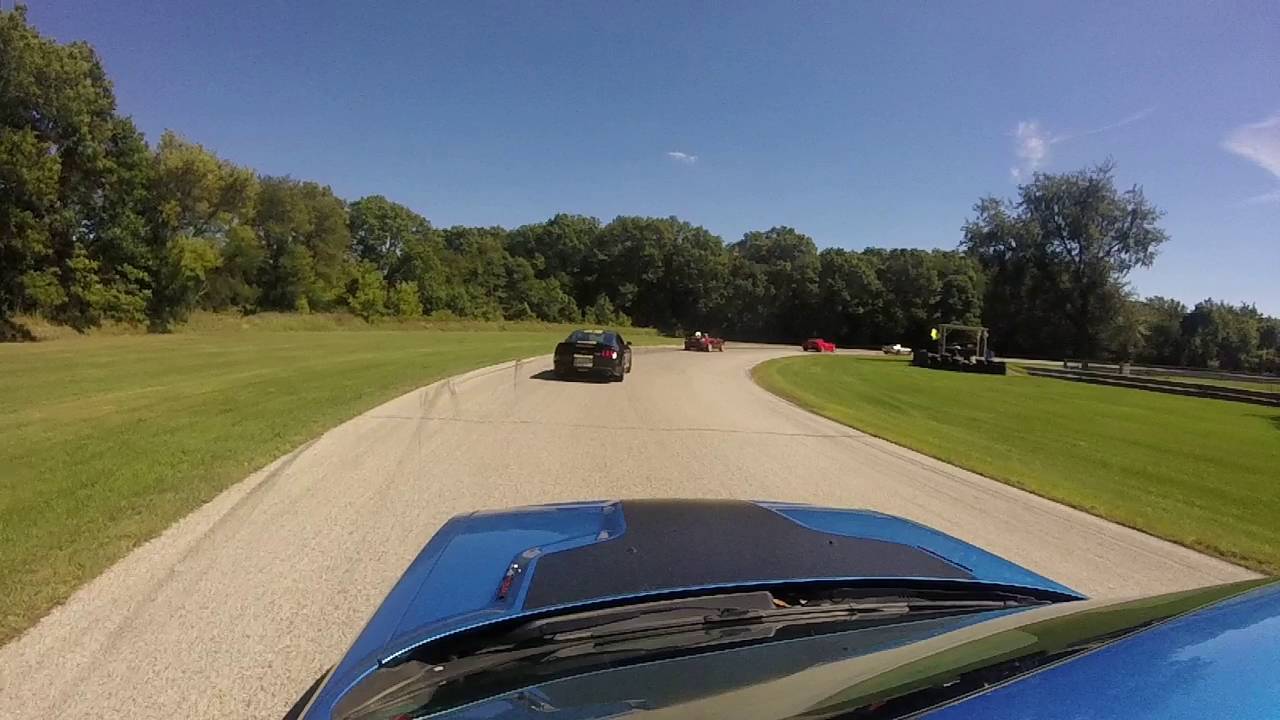 Running around Blackhawk Farms Raceway in a 2009 Challenger R/T Classic ...