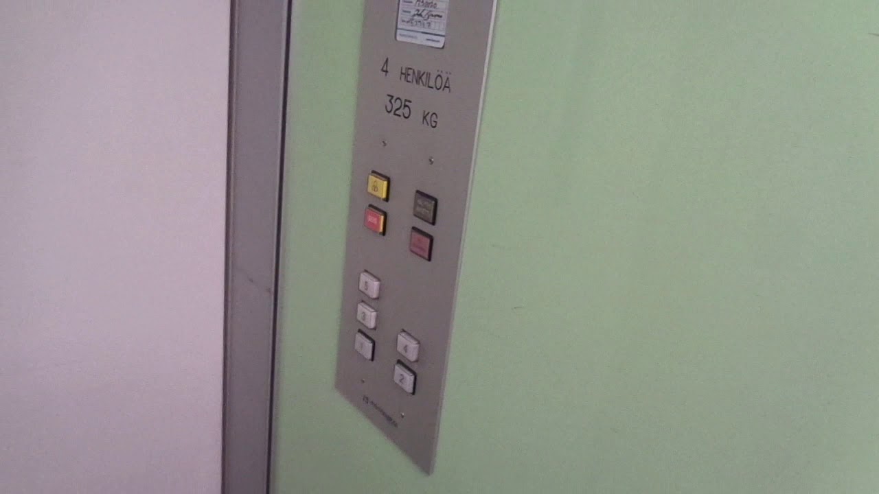 Very Nice 1994 SEMAG Traction Elevator @ Väritehtaankatu 4A, Tikkurila ...