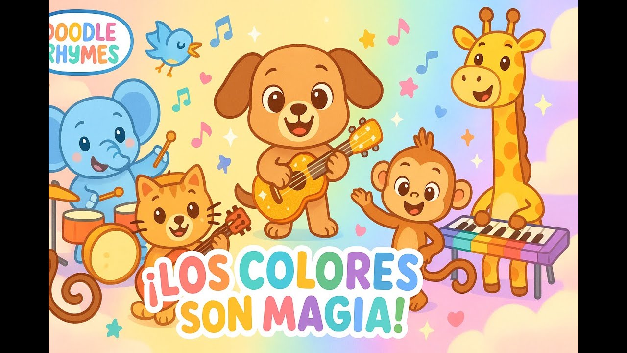 "¡Los Colores son Magia!" - Canción de los Colores para Niños - YouTube