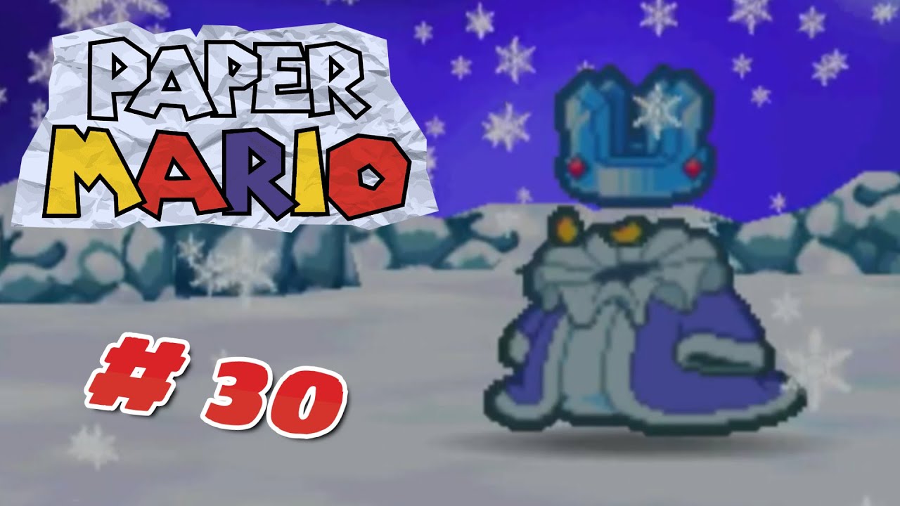 Paper Mario (N64) (Blind) Part 30: The Ice King - YouTube
