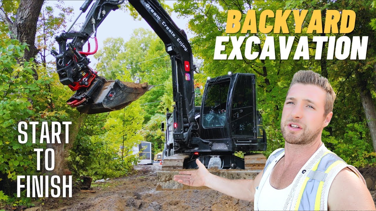 Excavation: Creating a Backyard Oasis (Pt. 1/3) - YouTube