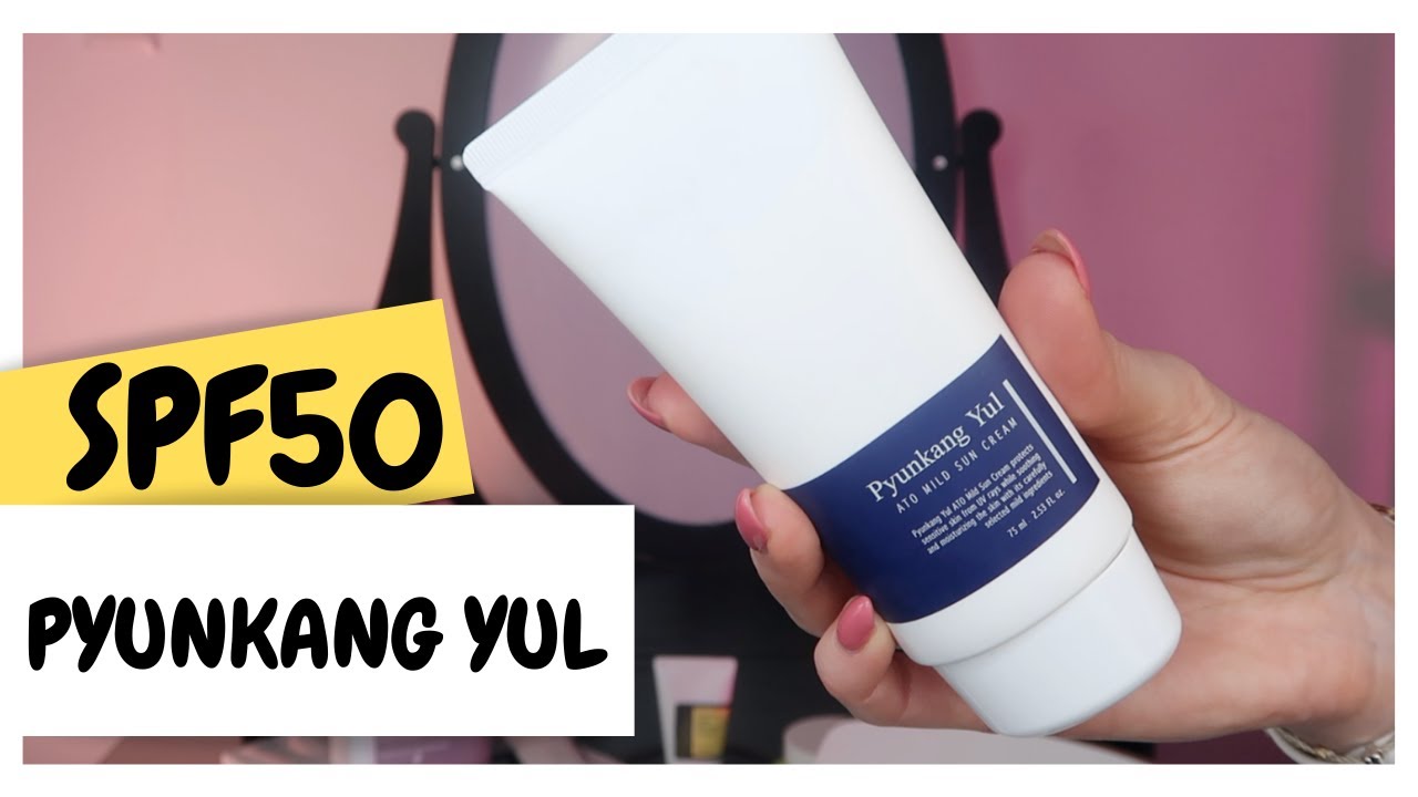 Pyunkang Yul ATO Mild Sun Cream SPF50 PA+++++ 75ml - Krem z filtrem dla ...