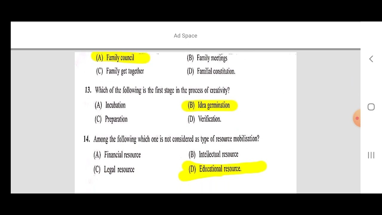 100% Collect Answer of ED or BE Paper solutions colcata University full ...