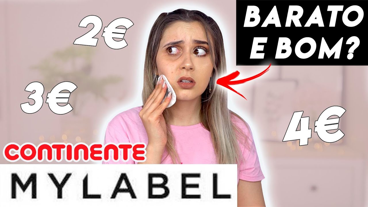 TESTEI SKINCARE BARATA do CONTINENTE (MY LABEL) | Joana Gentil - YouTube