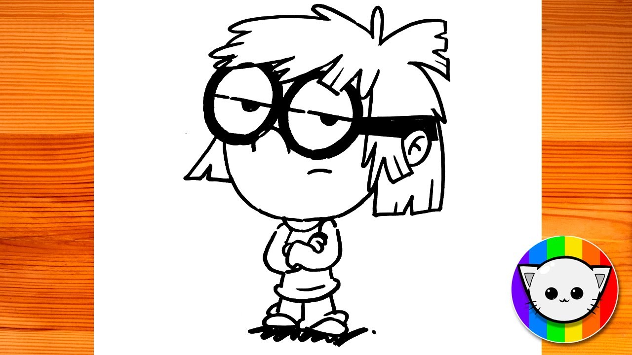 How To Draw Lisa Loud The Loud House Youtube