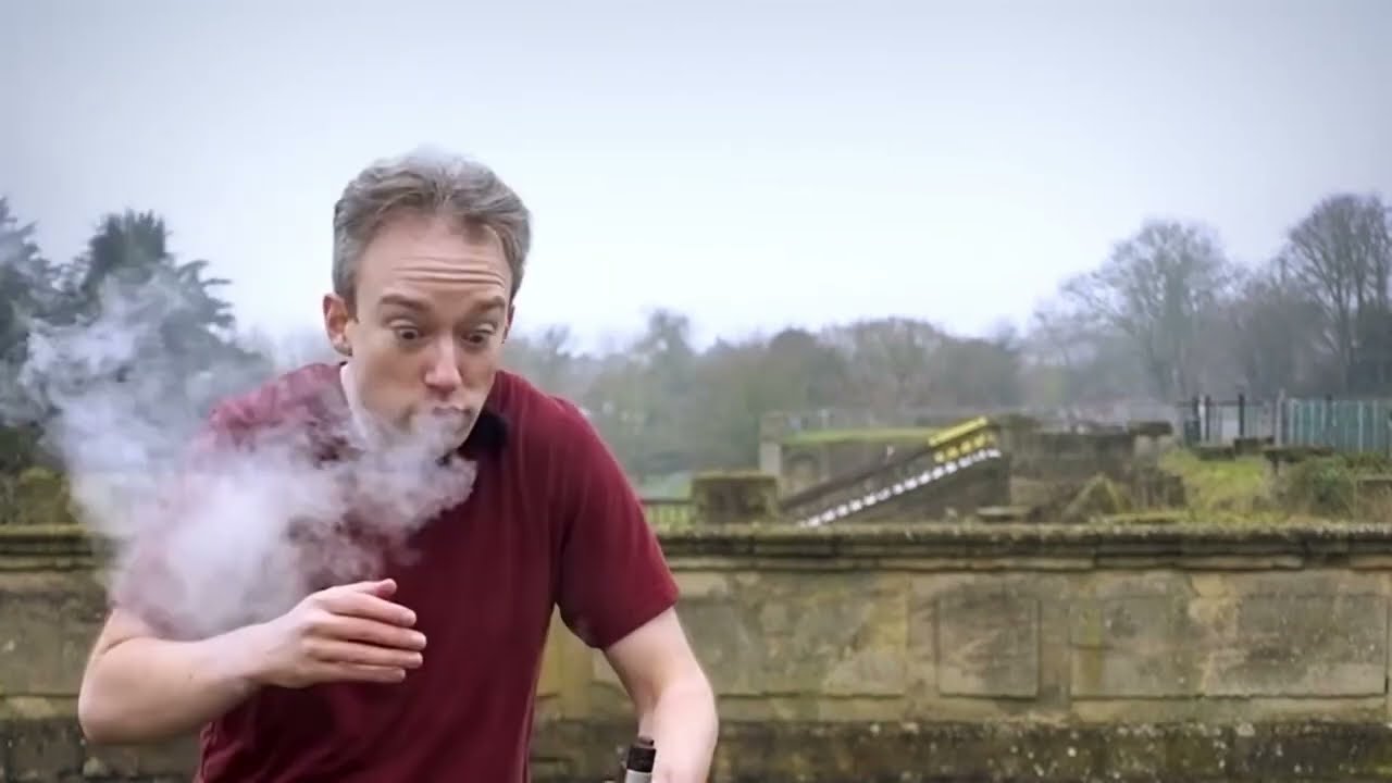 Tom Scott chokes on a vape x2 speed - YouTube