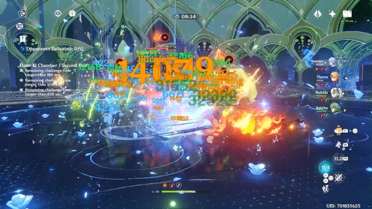 Genshin Impact Explosion of Numbers - YouTube