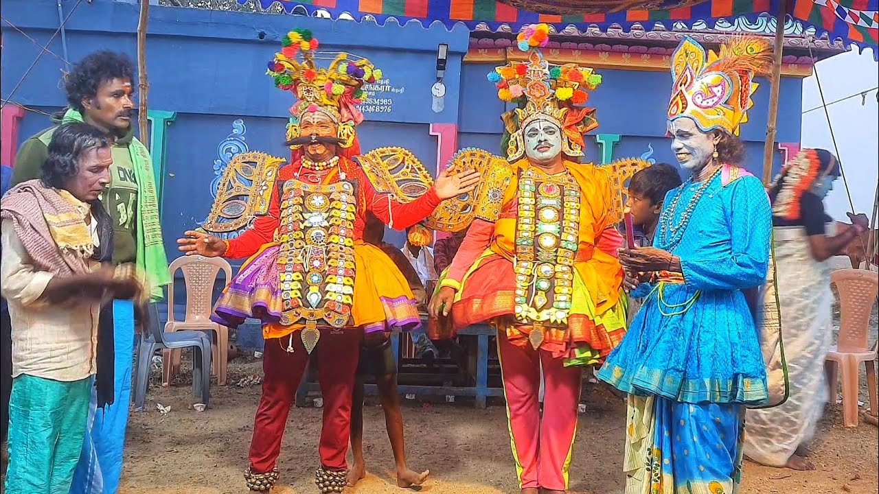 Therukoothu | நாரிதீர்த்தம், அமிர்தகலசம் நாடகம் | ஸ்ரீ முனீஸ்வரன் நாடக ...
