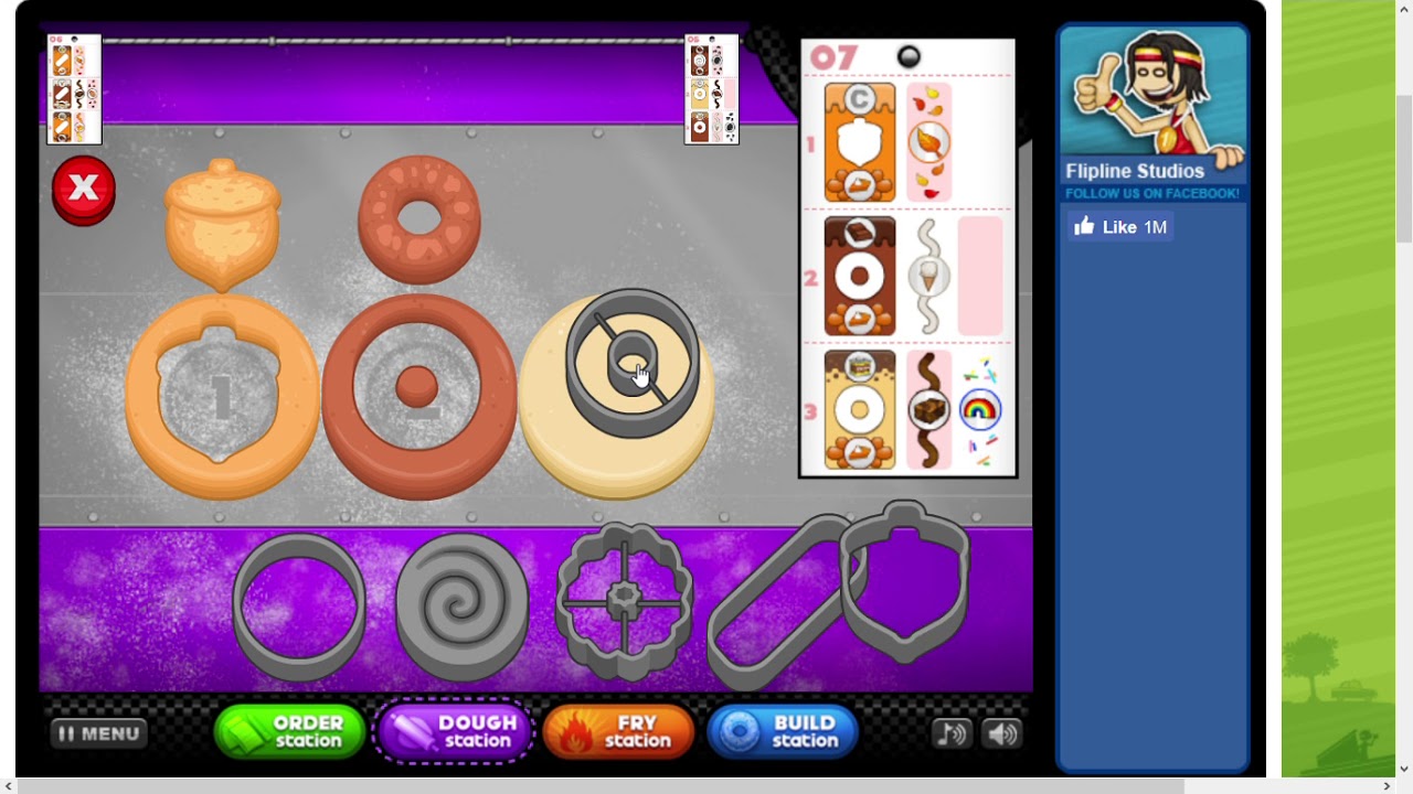 Papa's Donuteria by Flipline Studios : Day 178 game-play (720pHD) - YouTube