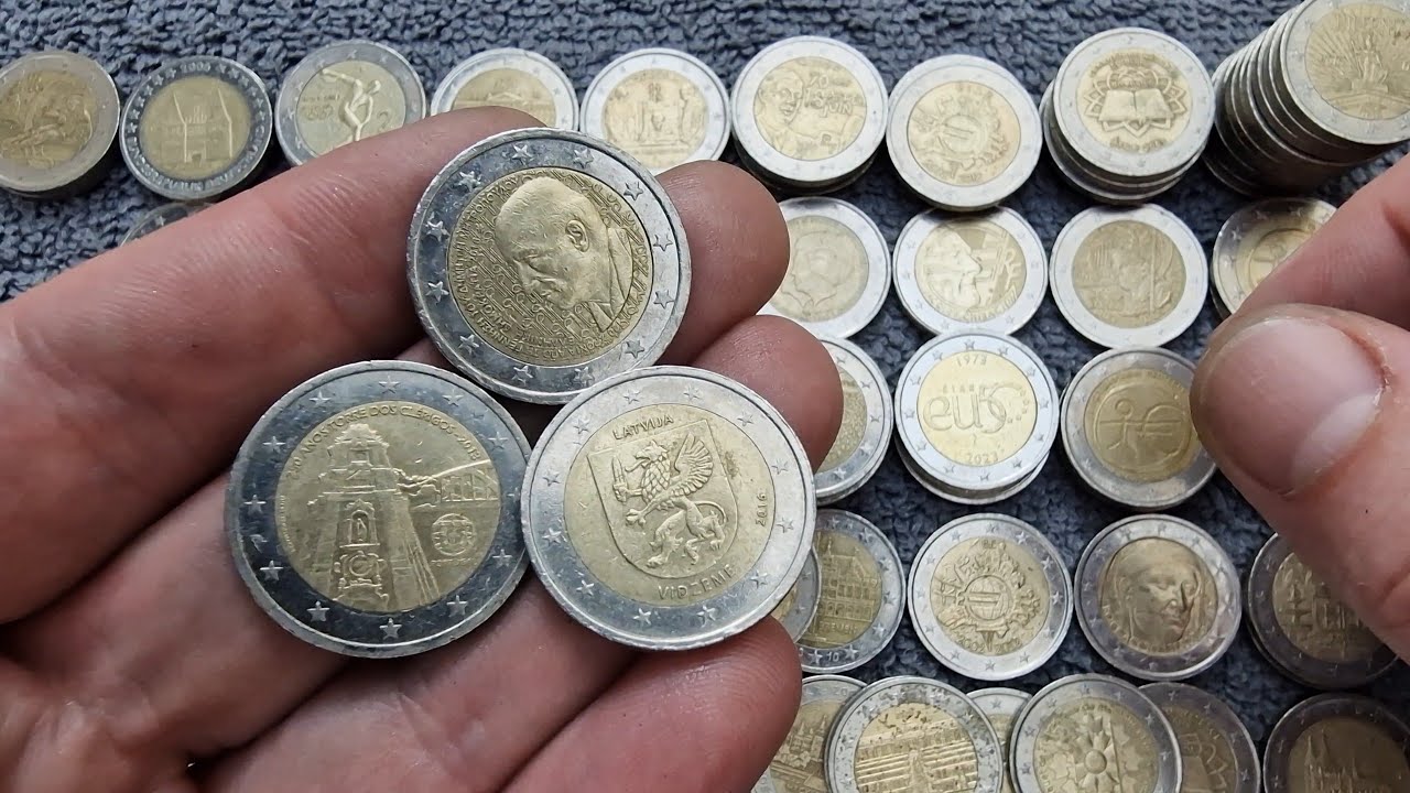 2000€ 🇪🇺 2 euro coin 🏹 Hunt. Rare! collectable 🪙 euro coins💰 - YouTube