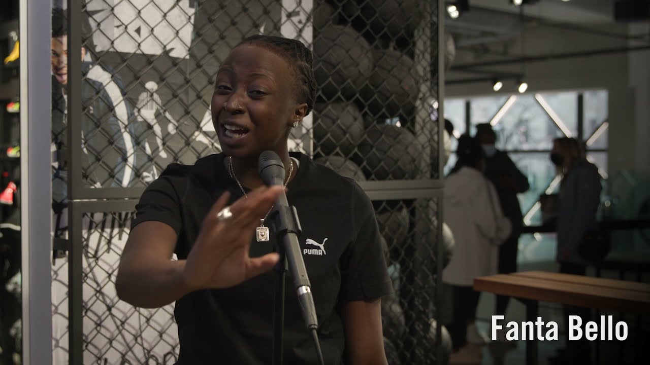 Fanta Ballo at the 2021 NYC Teen Poetry Slam Finals - YouTube