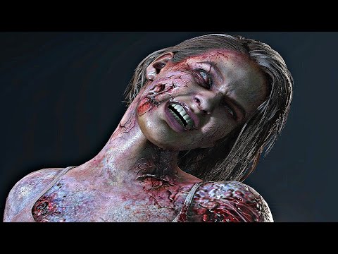 RESIDENT EVIL 3 Remake - Jill Gets Infected (4K 60FPS)