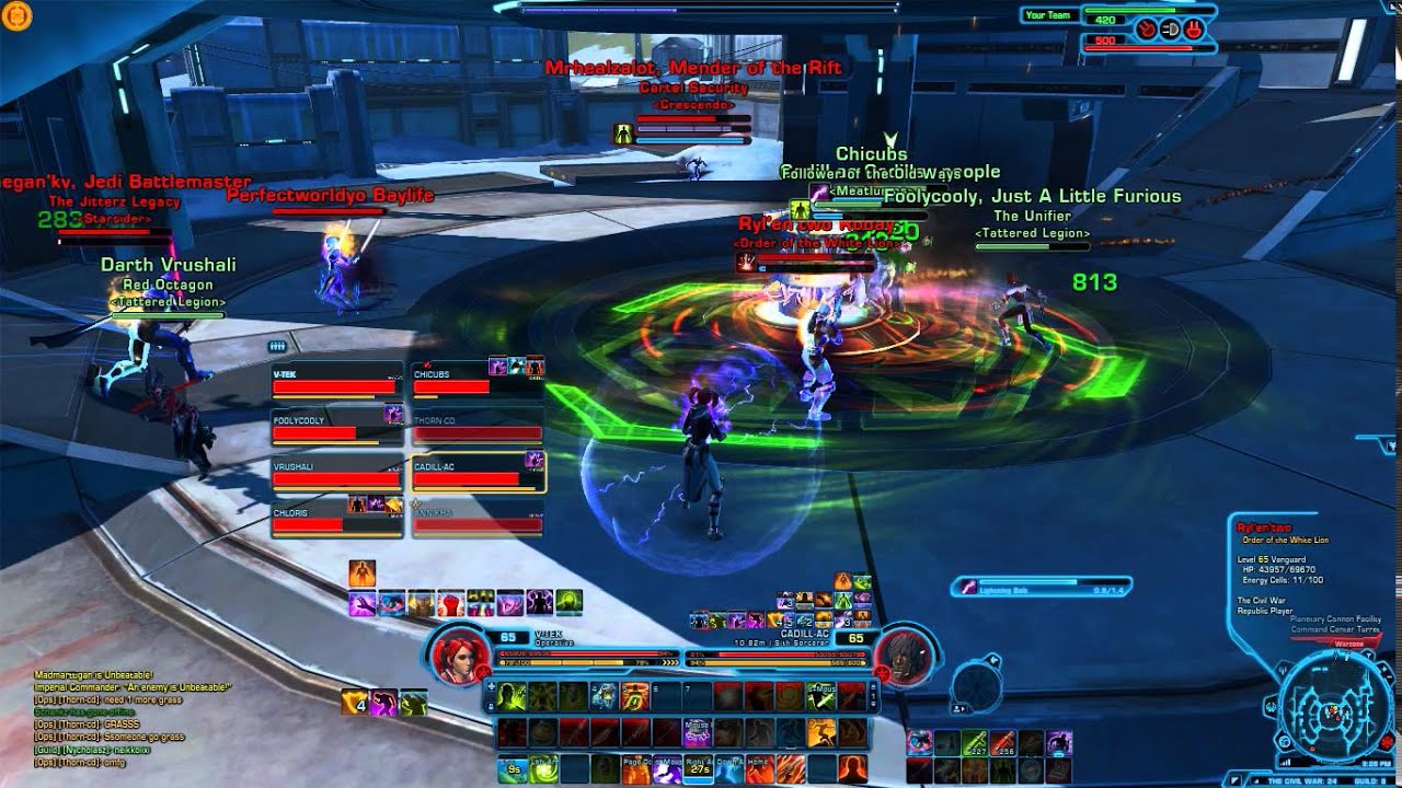 SWTOR Imperial Agent Operative Healing (Medicine) (4.0) Part 2 Warzone ...