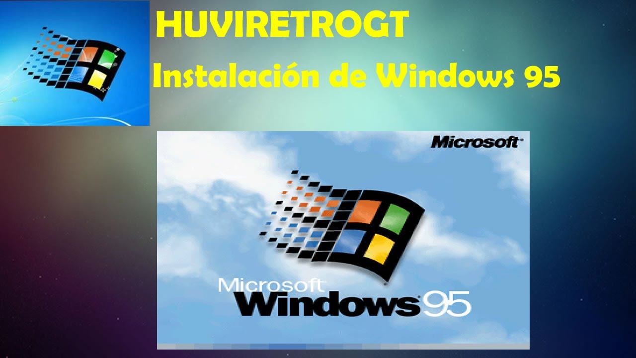 HUVI RETRO: Instalación de Windows 95 OSR2.5 - YouTube