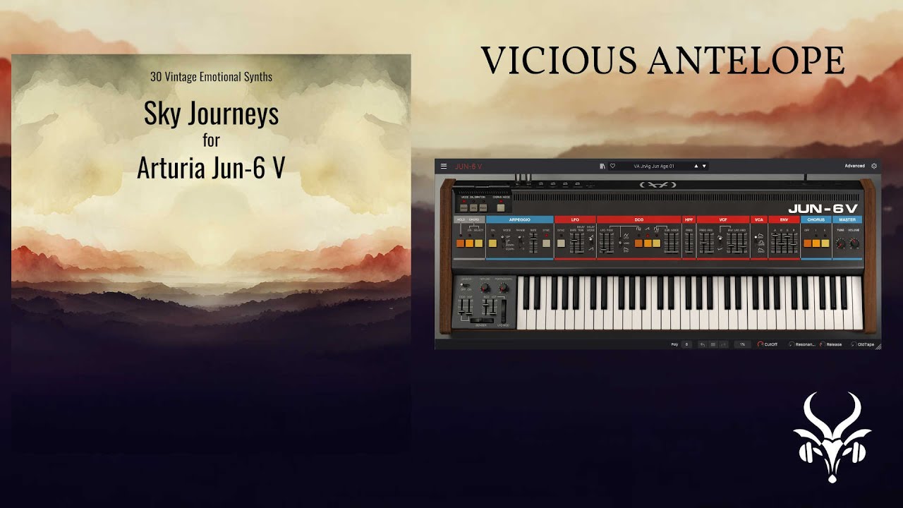 Arturia Jun-6 V Presets by Vicious Antelope - Sky Journeys, Nostalgic ...