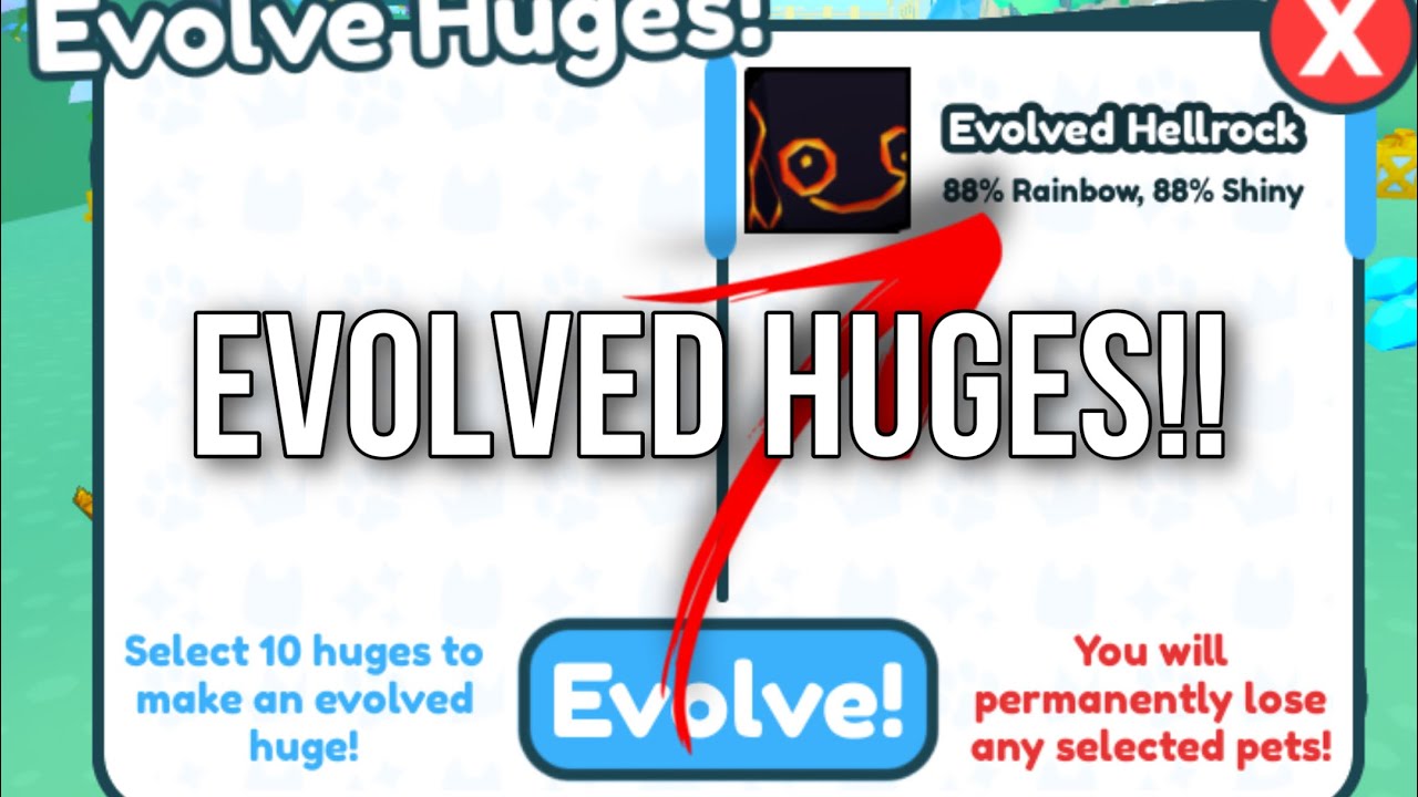 You can EVOLVE HUGES in the next PSX update… - YouTube