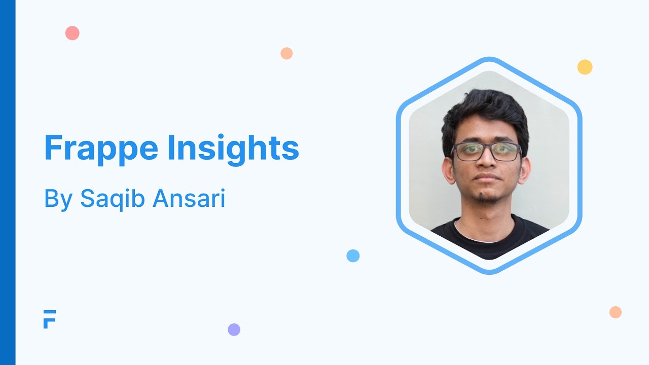 Frappe Insights | Saqib Ansari - YouTube