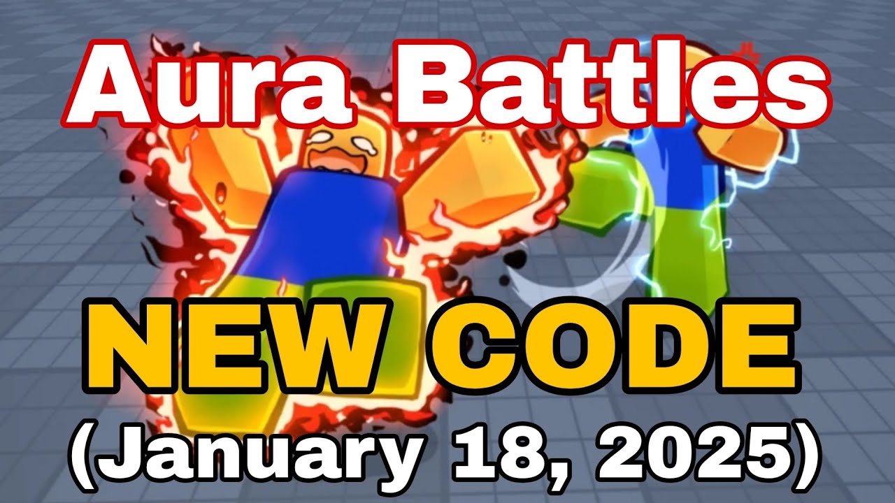 Roblox - NEW CODE FOR Aura Battles (January 18, 2025) - YouTube