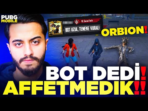 ORBİON İLE BİZE BOT DİYEN RAKİBE ACIMADIK! ÜST ÜSTE VURDUK! PUBG Mobile